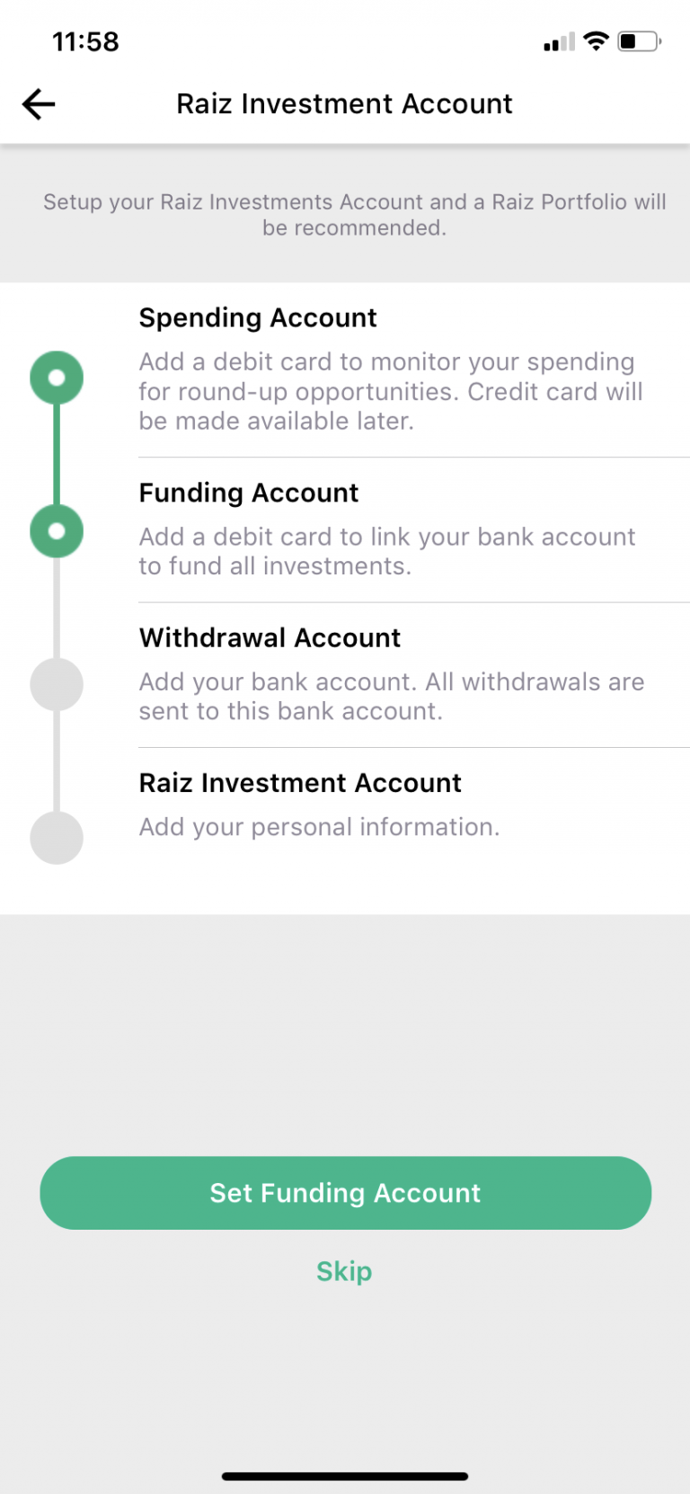 Raiz: This app helps you save and invest from every debit card transaction