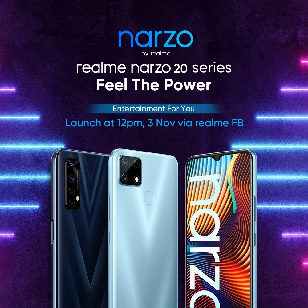 Narzo 20: Realme's new smartphone series is coming to Malaysia