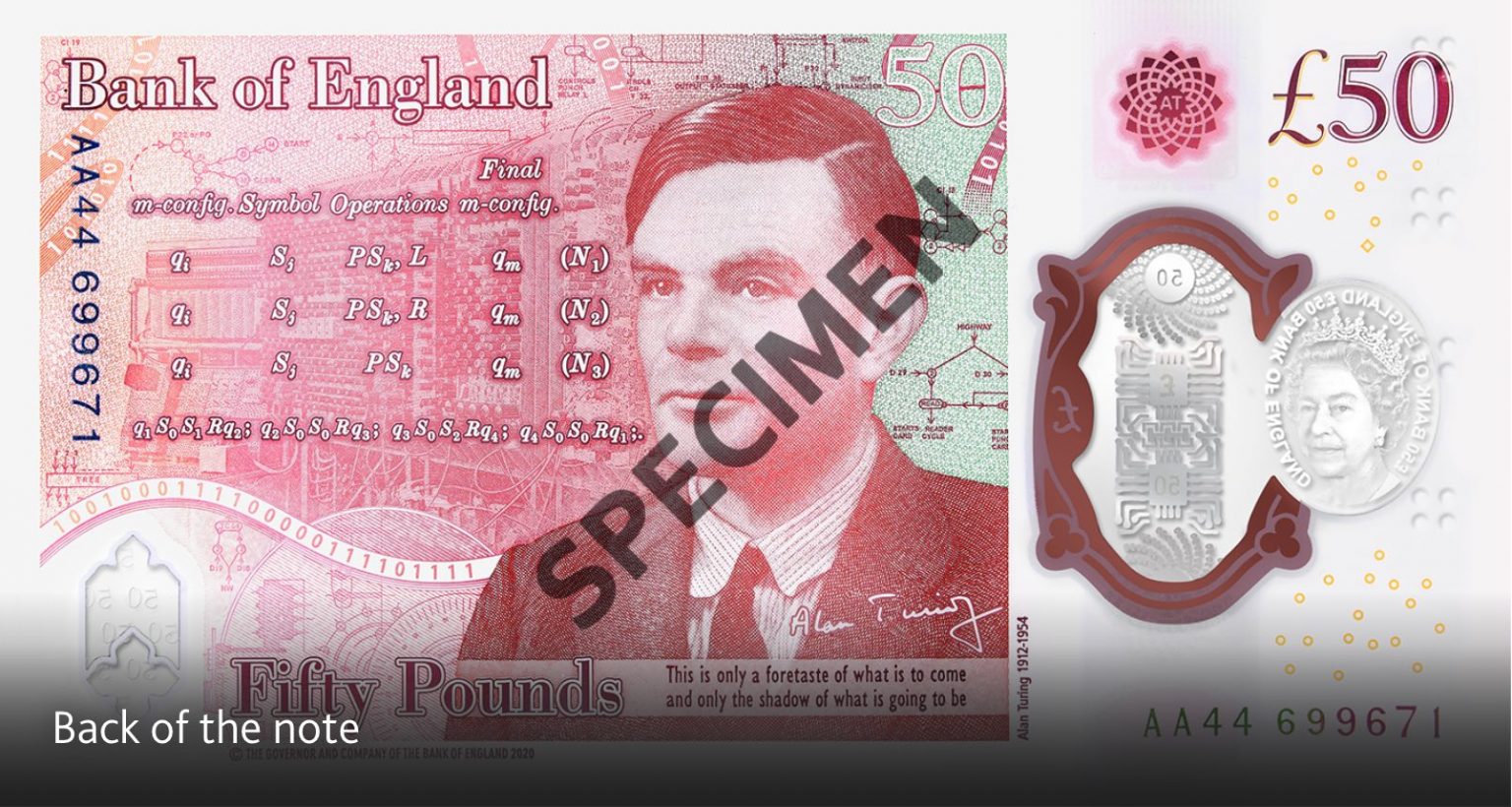 The UK introduces new GBP 50 note featuring codebreaker Alan Turing ...