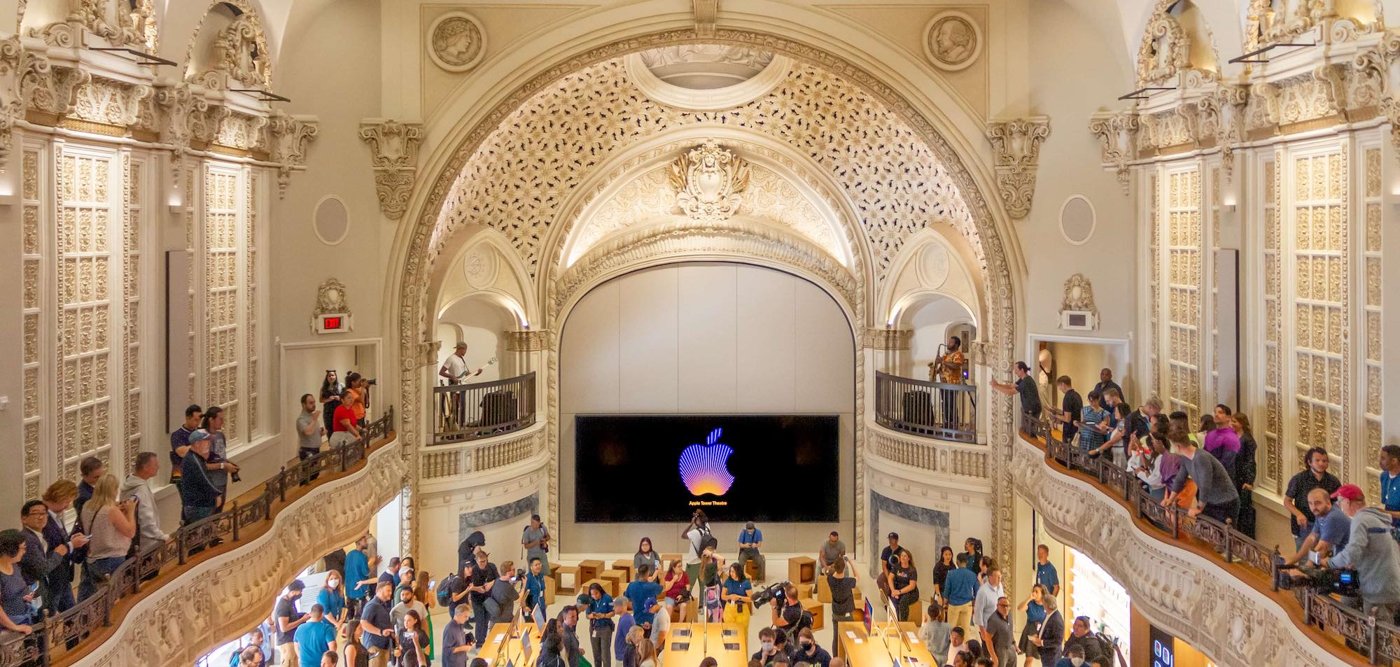 Apple turns a historic LA theatre into one of the most visually ...